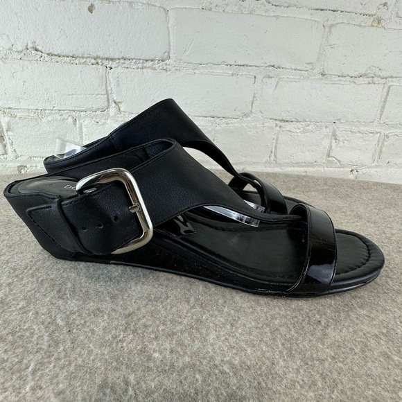 Donald J. Pliner | Shoes | Donald Pilner Doli Low Wedge Sandal Black ...